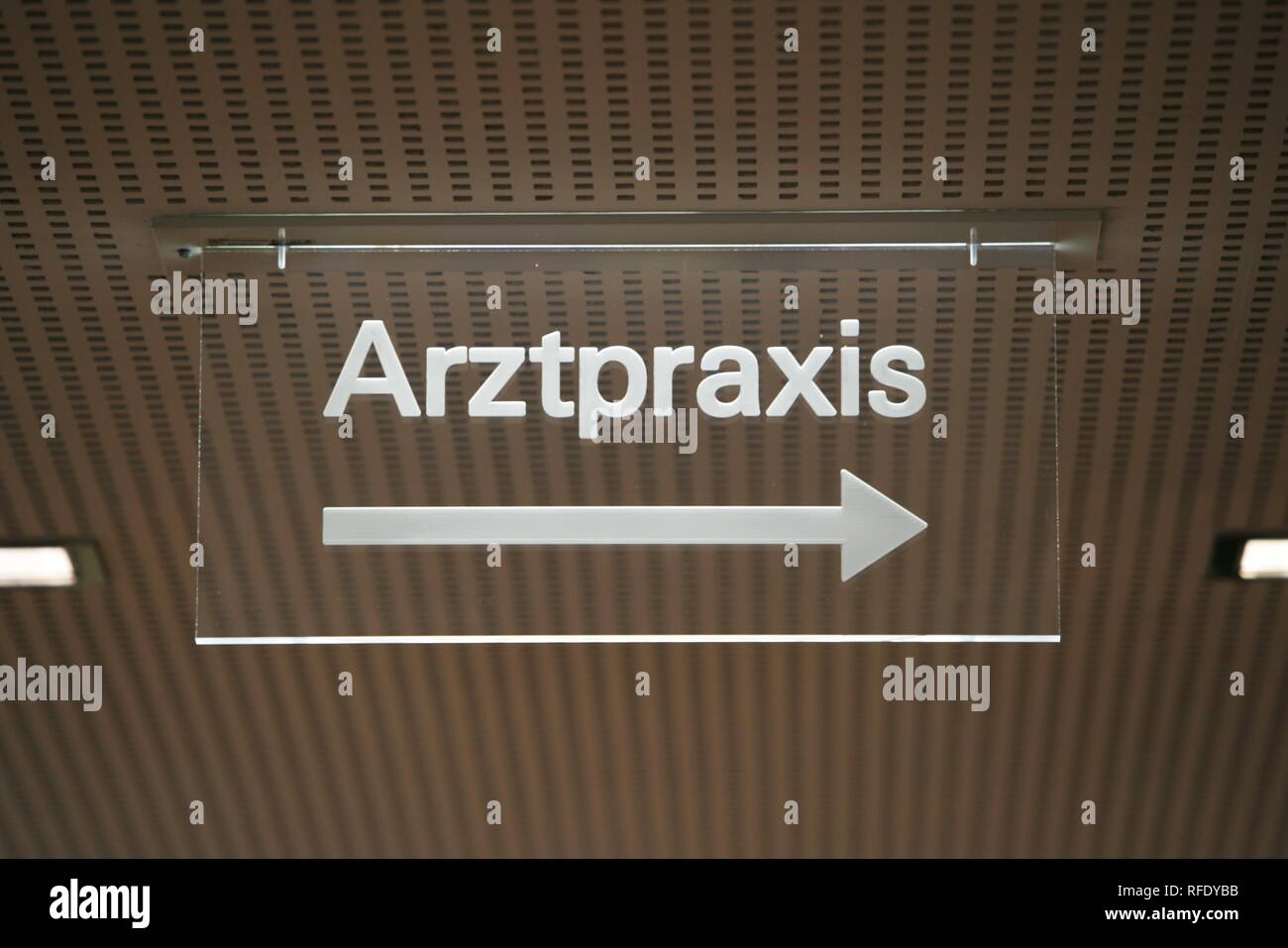 Medical practice, sign Stock Photo - Alamy