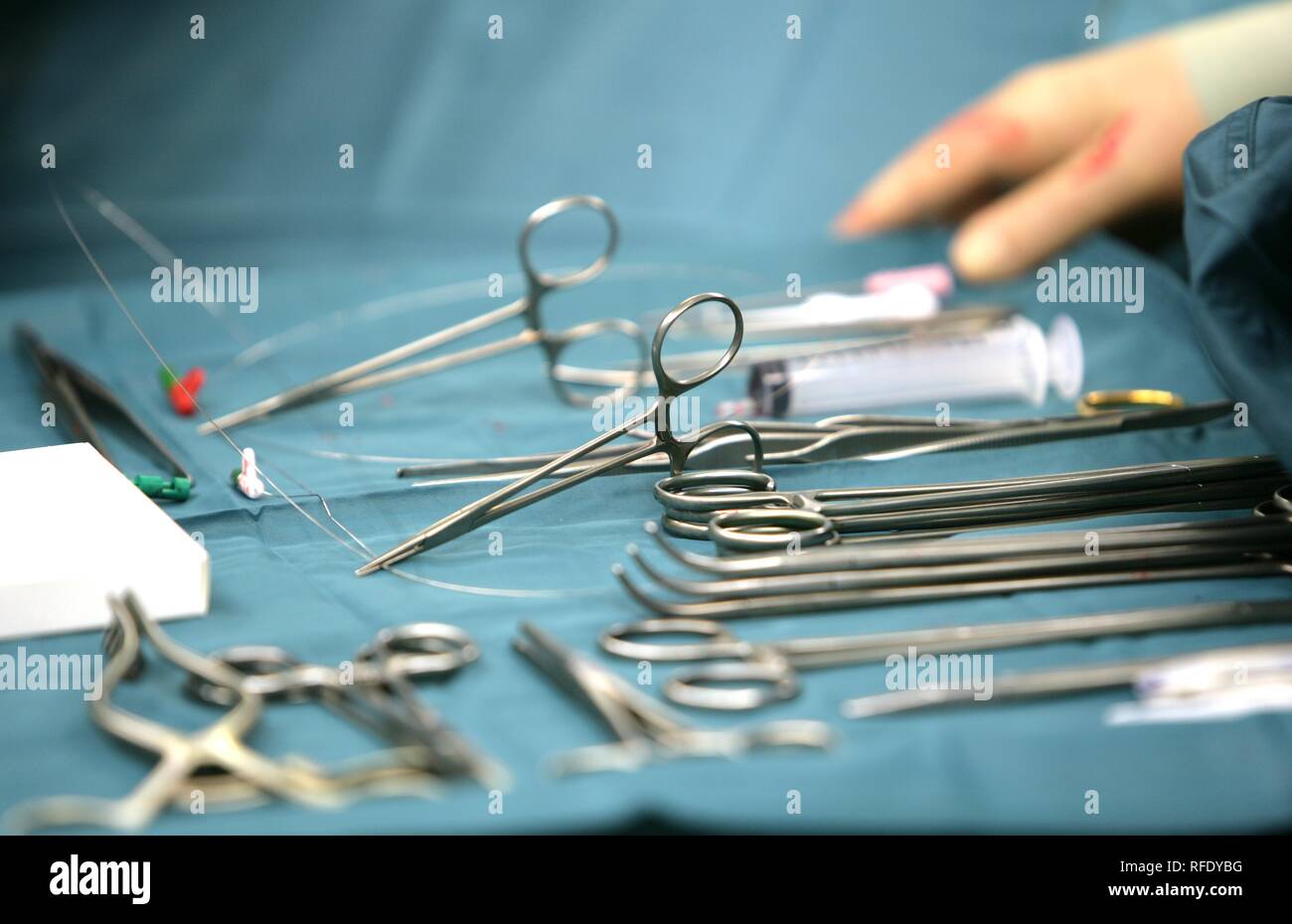 Instruments for an operation Stock Photo - Alamy