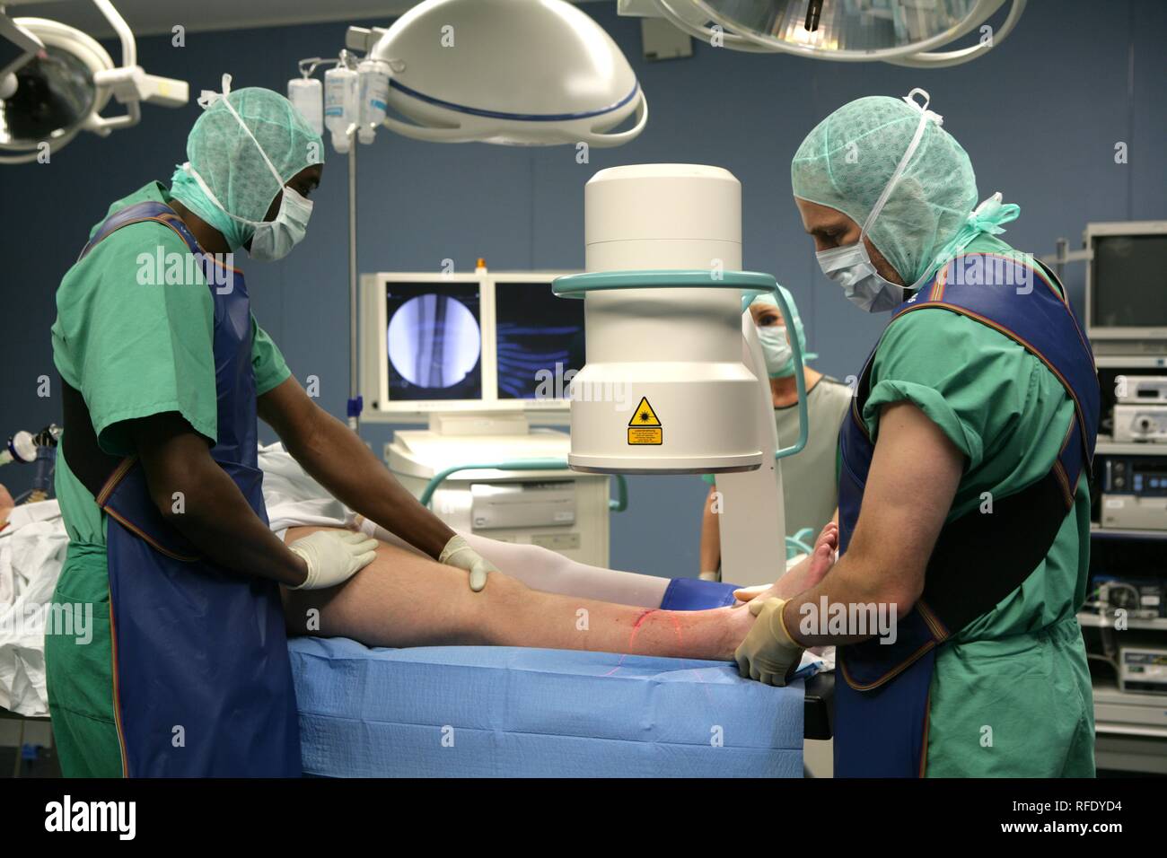 Ray leg after surgery hi-res stock photography and images - Alamy