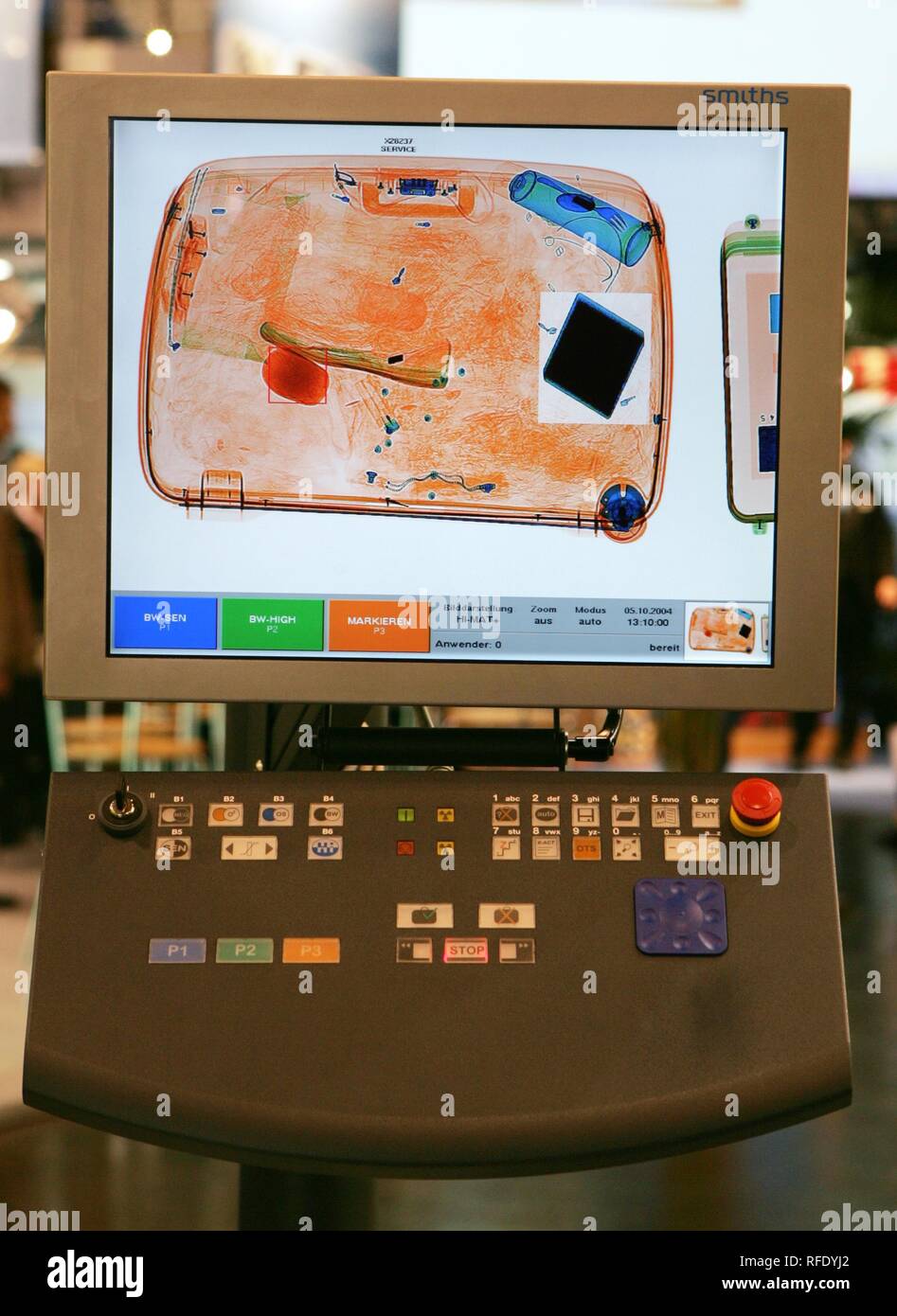 Stand of the company Smith Heimann, systems for baggage screening at ...