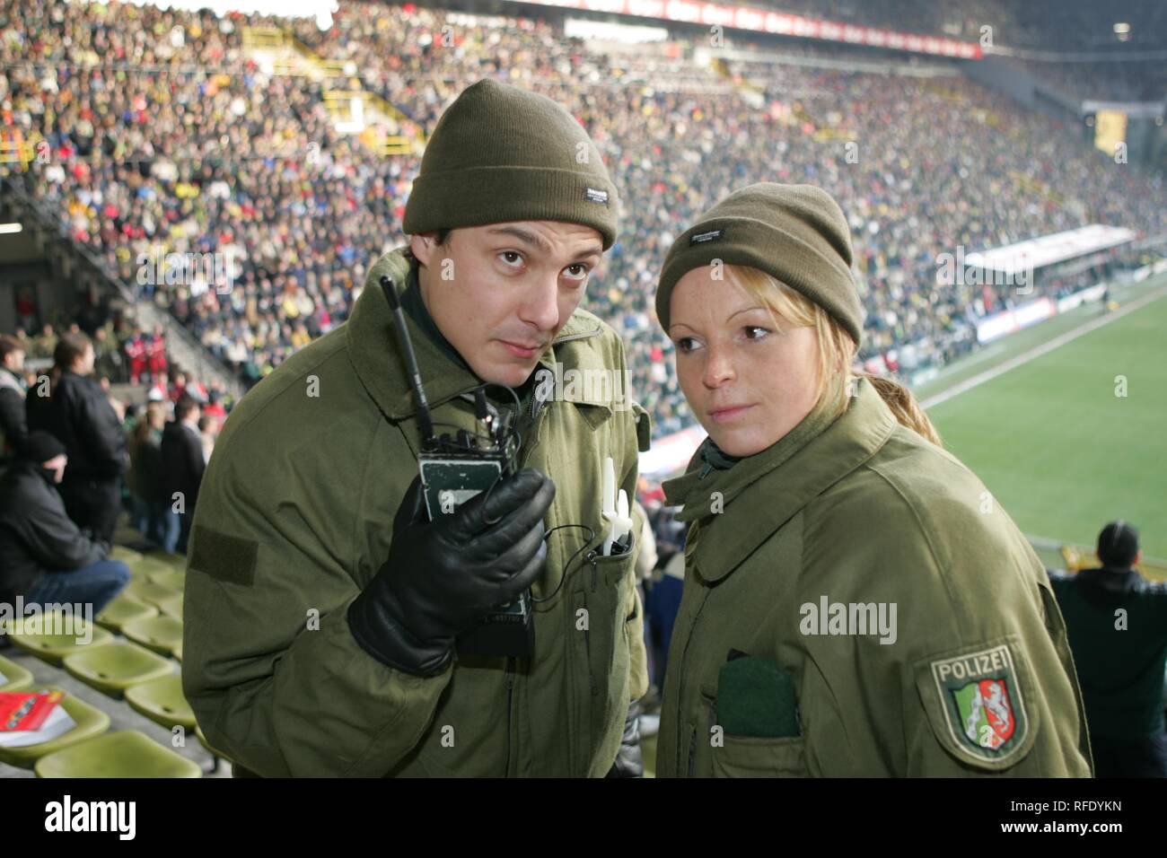 Police at football stadiums hi-res stock photography and images - Alamy
