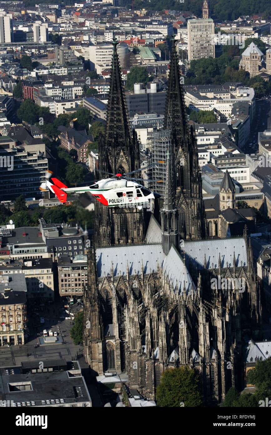 DEU, Germany : Police helicopter squad. BK117C1 Helicopter. Cologne ...