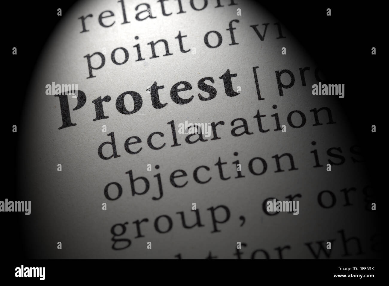 Fake Dictionary, Dictionary definition of the word protest. including ...