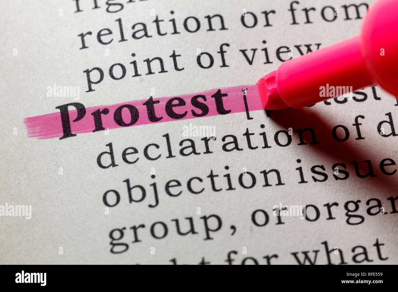 Fake Dictionary, Dictionary definition of the word protest. including ...
