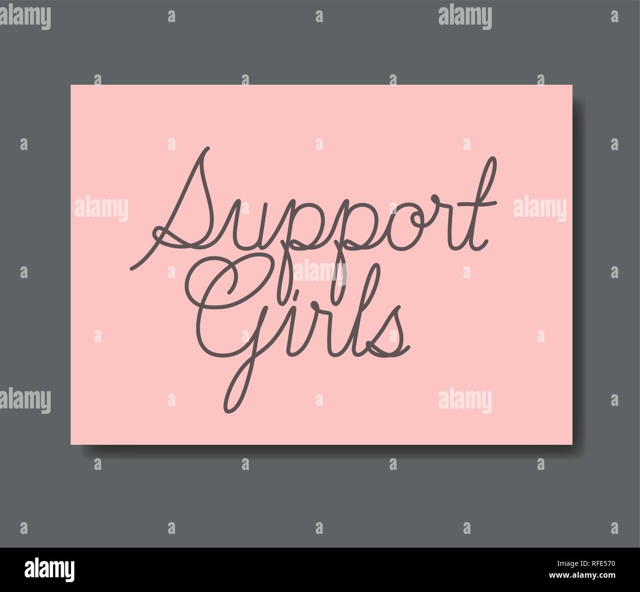 Support cards Stock Vector Images - Alamy