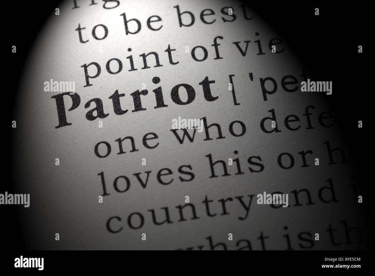 Fake Dictionary, Dictionary definition of the word patriot. including ...