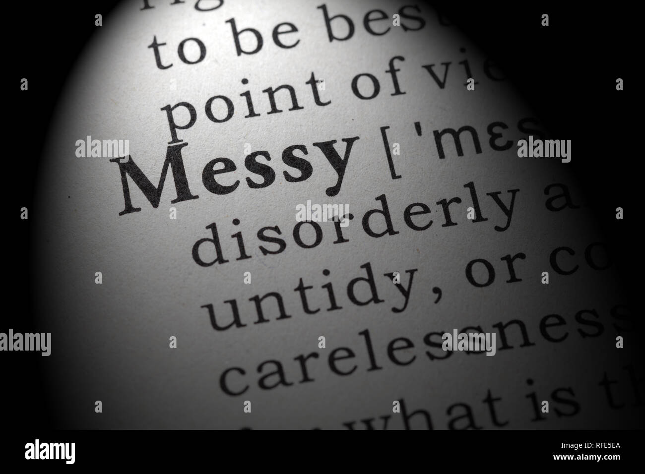 Concept messy hi-res stock photography and images - Alamy