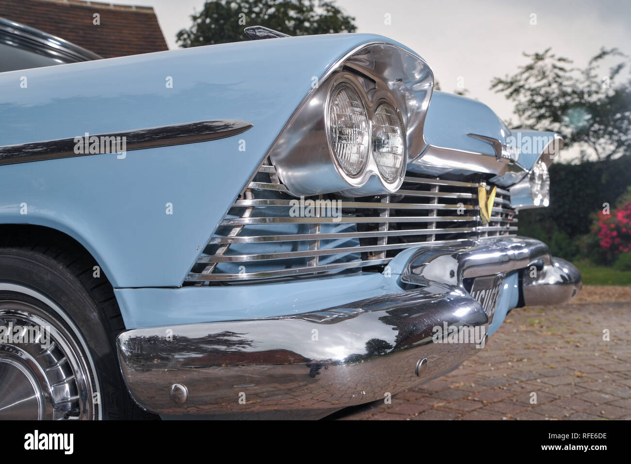1958 Plymouth Savoy - classic American saloon car from the fins and ...