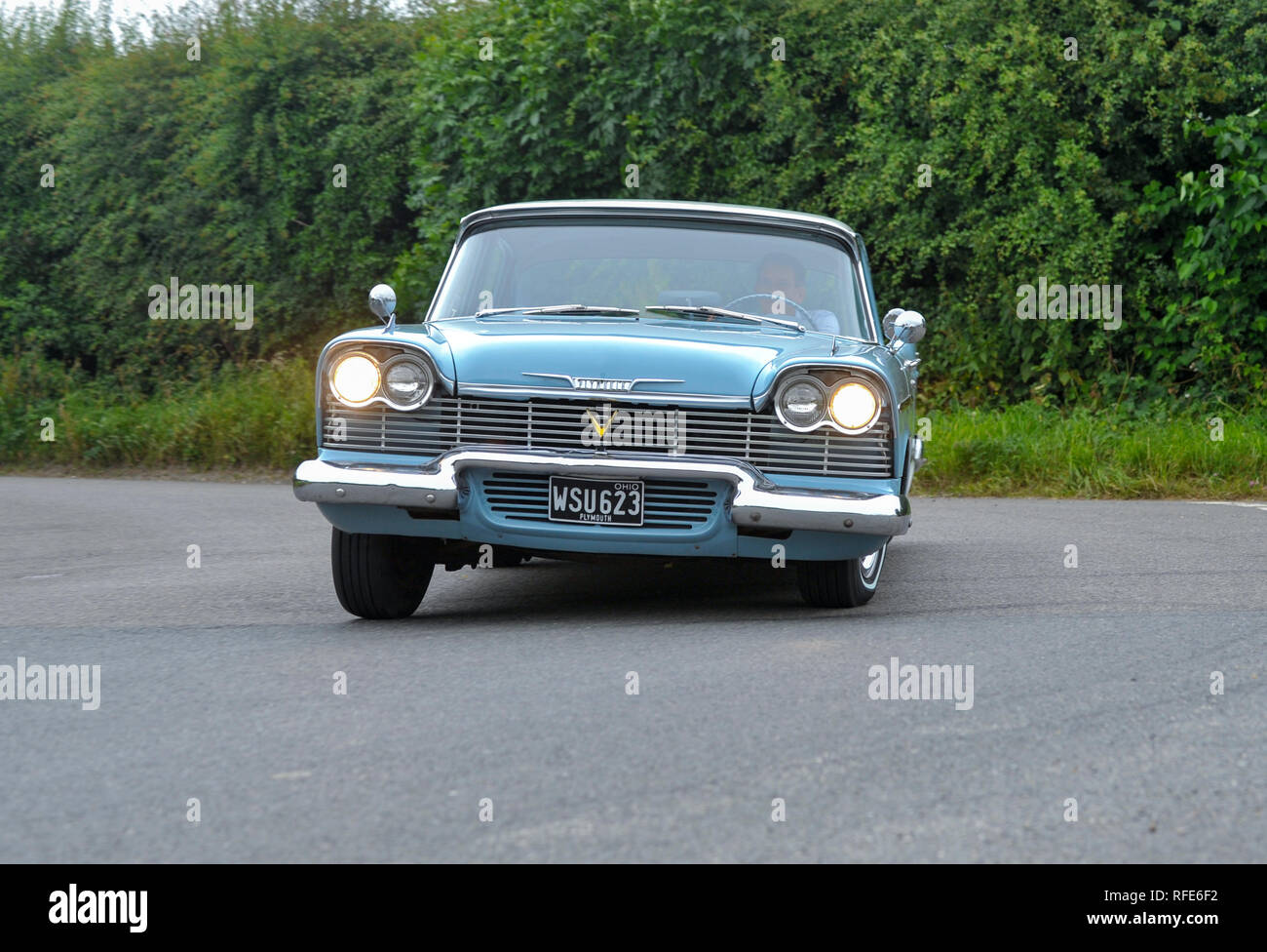 1958 Plymouth Savoy - classic American saloon car from the fins and ...