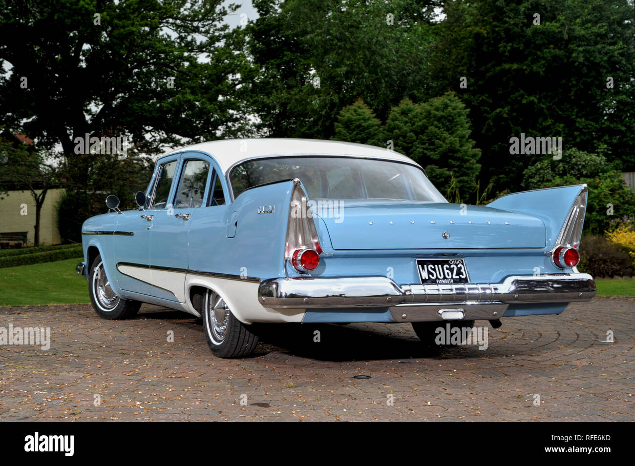 1958 Plymouth Savoy - classic American saloon car from the fins and ...