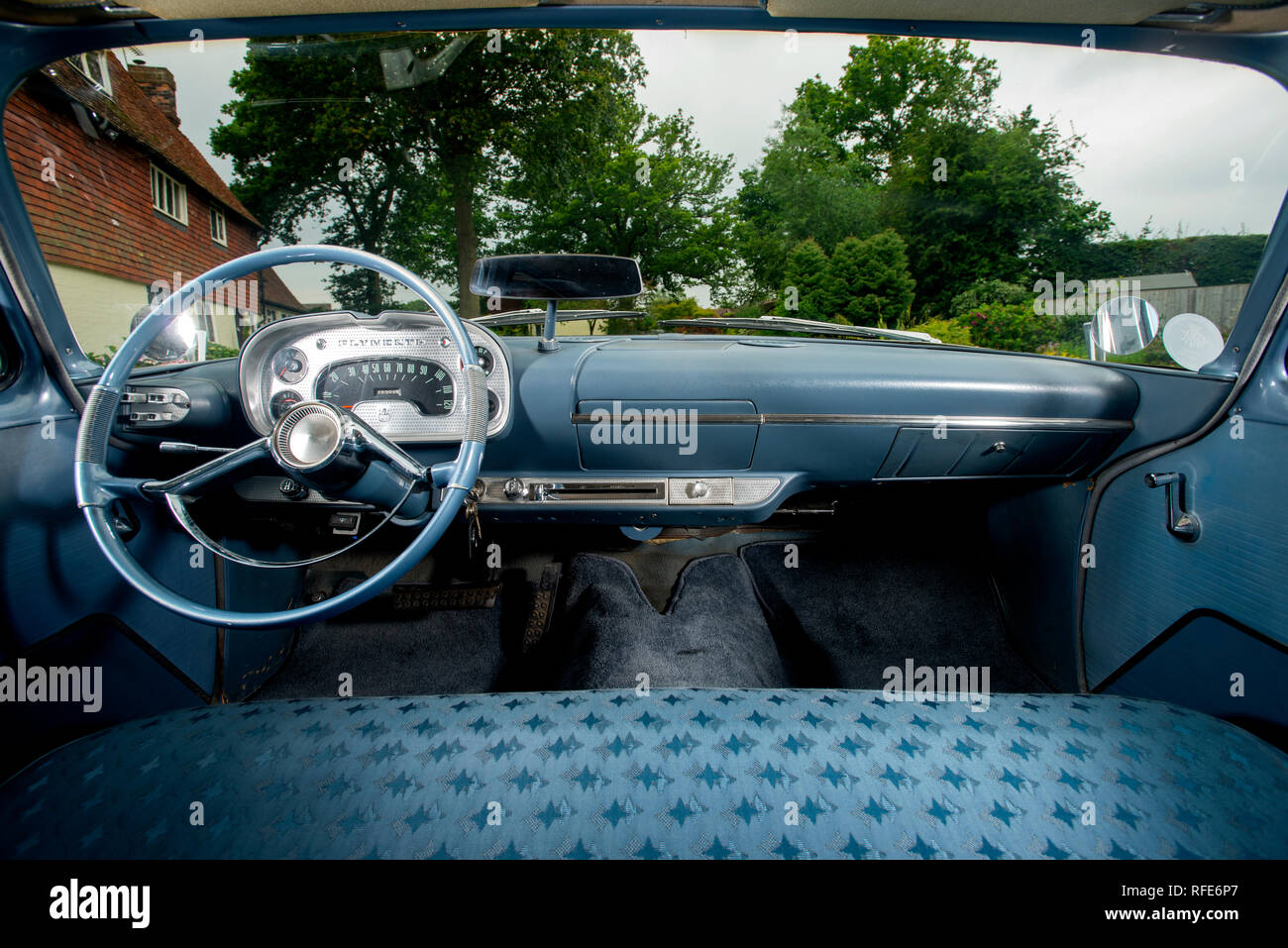 1958 Plymouth Savoy - classic American saloon car from the fins and ...