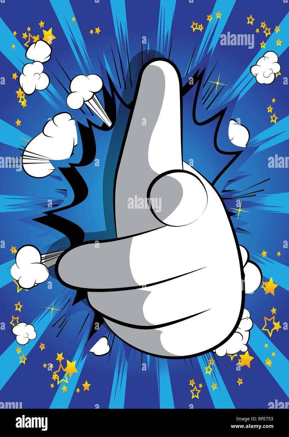 Vector cartoon hand pointing at the viewer. Illustrated hand expression ...