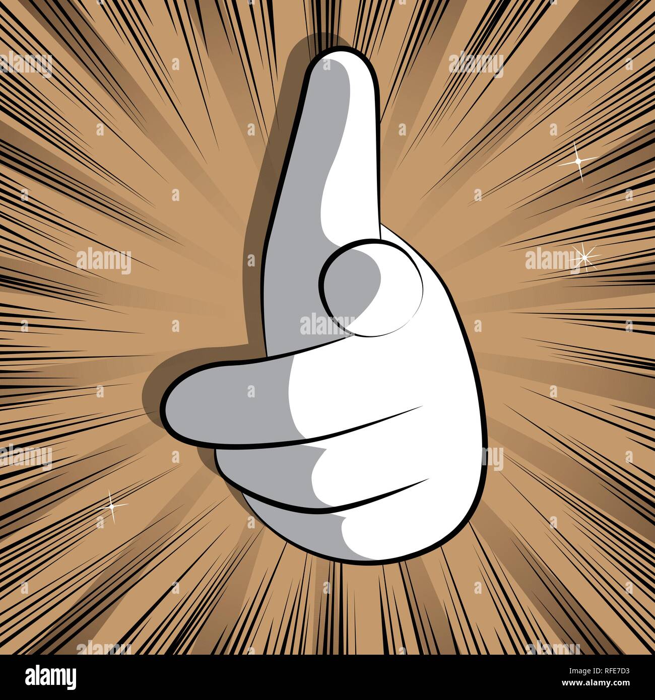 Vector cartoon hand pointing at the viewer. Illustrated hand expression ...