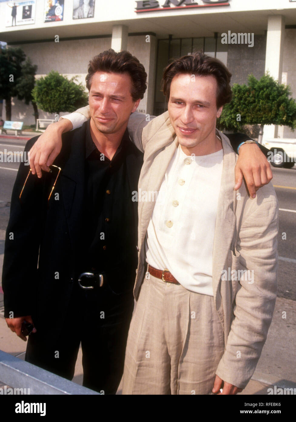 HOLLYWOOD, CA - NOVEMBER 7: Actors/brothers Jeff Wincott and Michael Wincott attend 'The Three ...