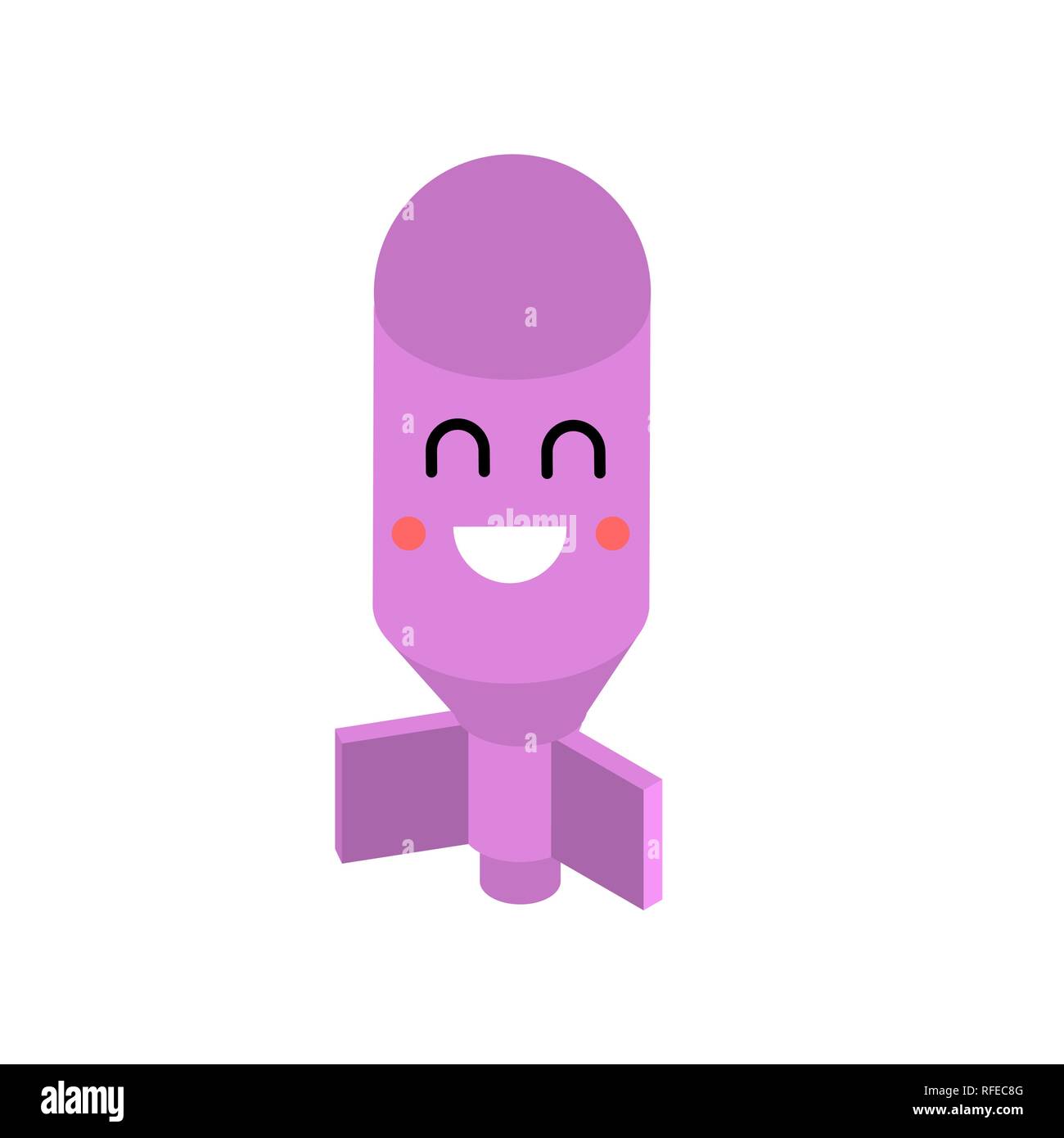 Bomb emoticon cartoon illustration hi-res stock photography and images ...