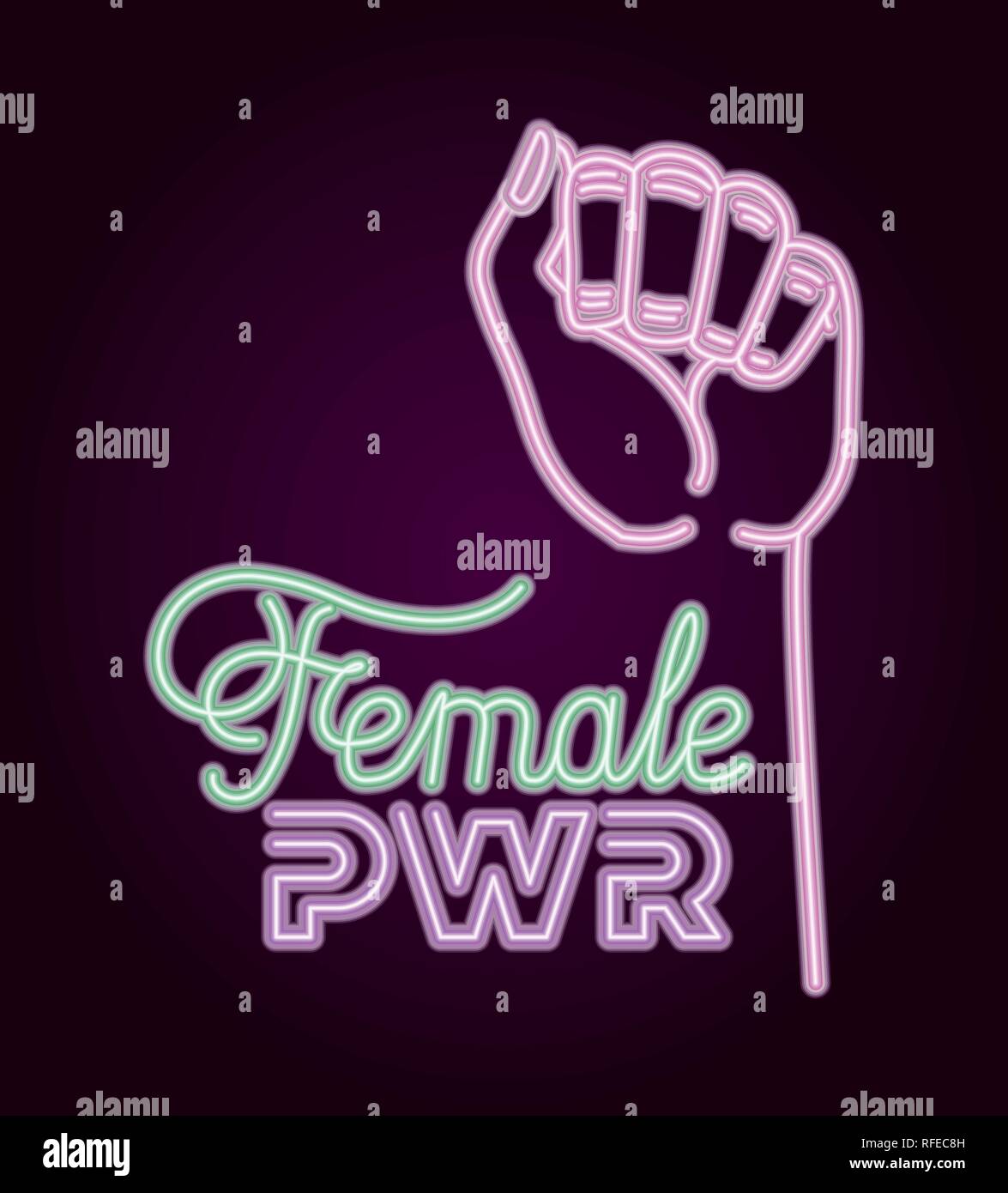 Human rights neon hi-res stock photography and images - Alamy