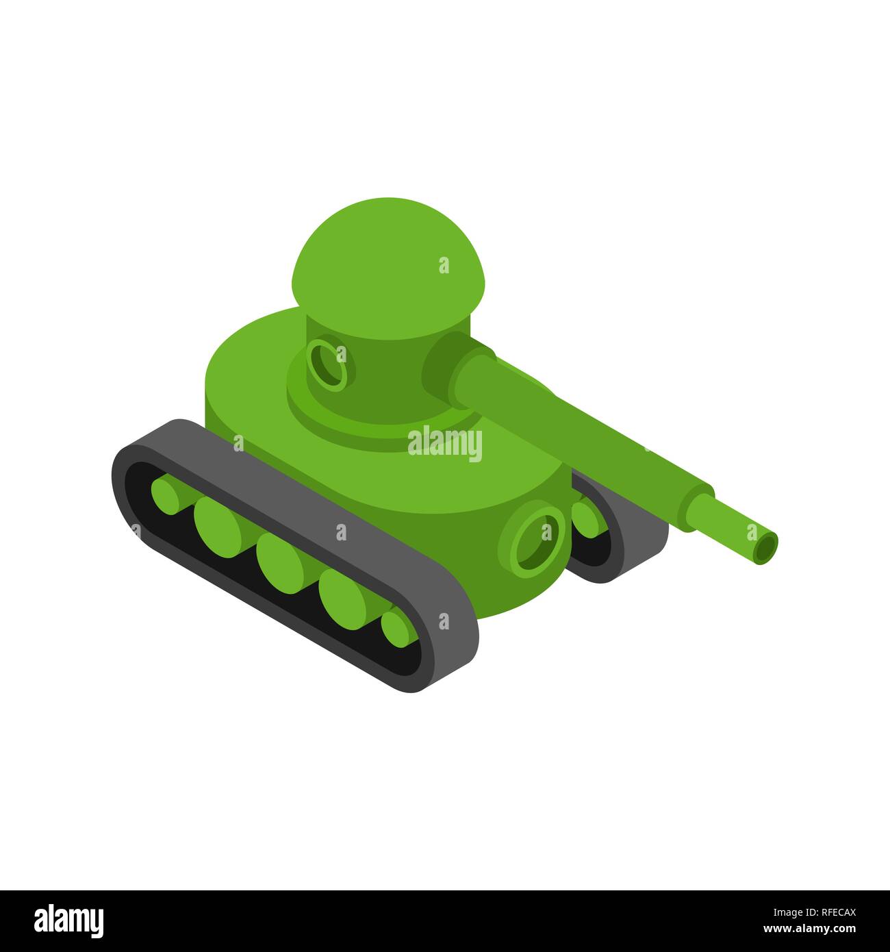 Tank isometric style isolated. War machine vector Stock Vector Image ...