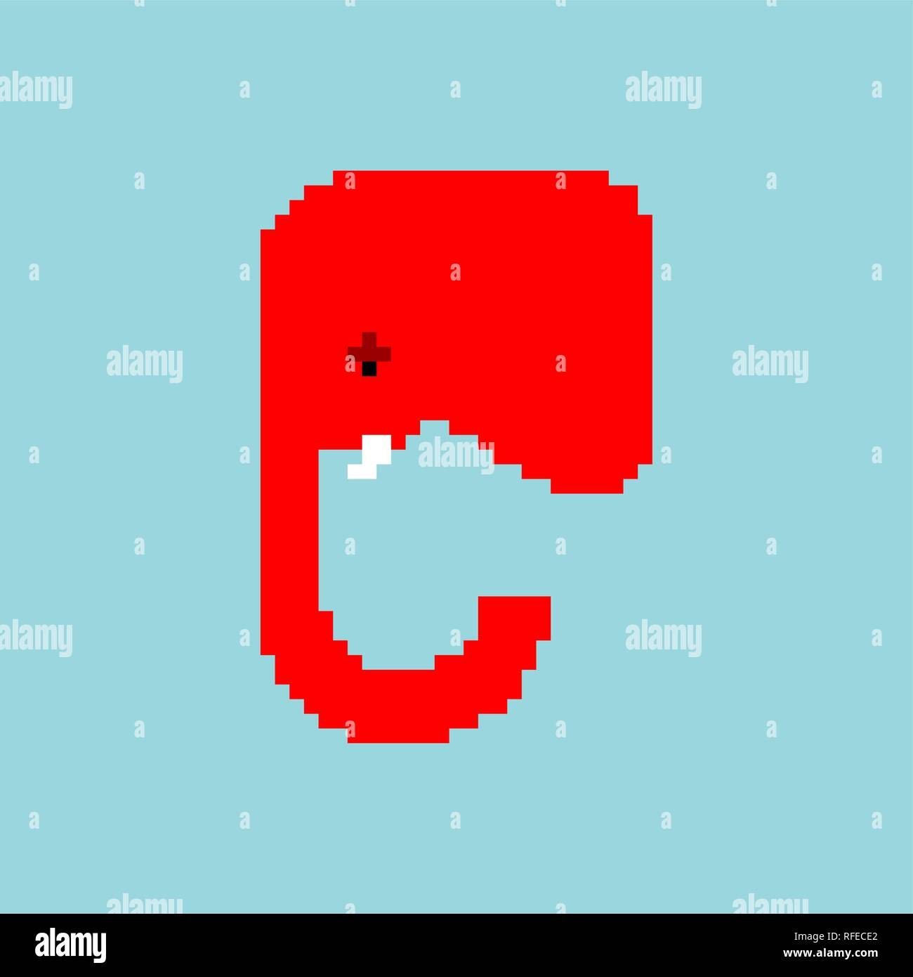 Red Elephant icon Republican party. Sign USA political party America ...