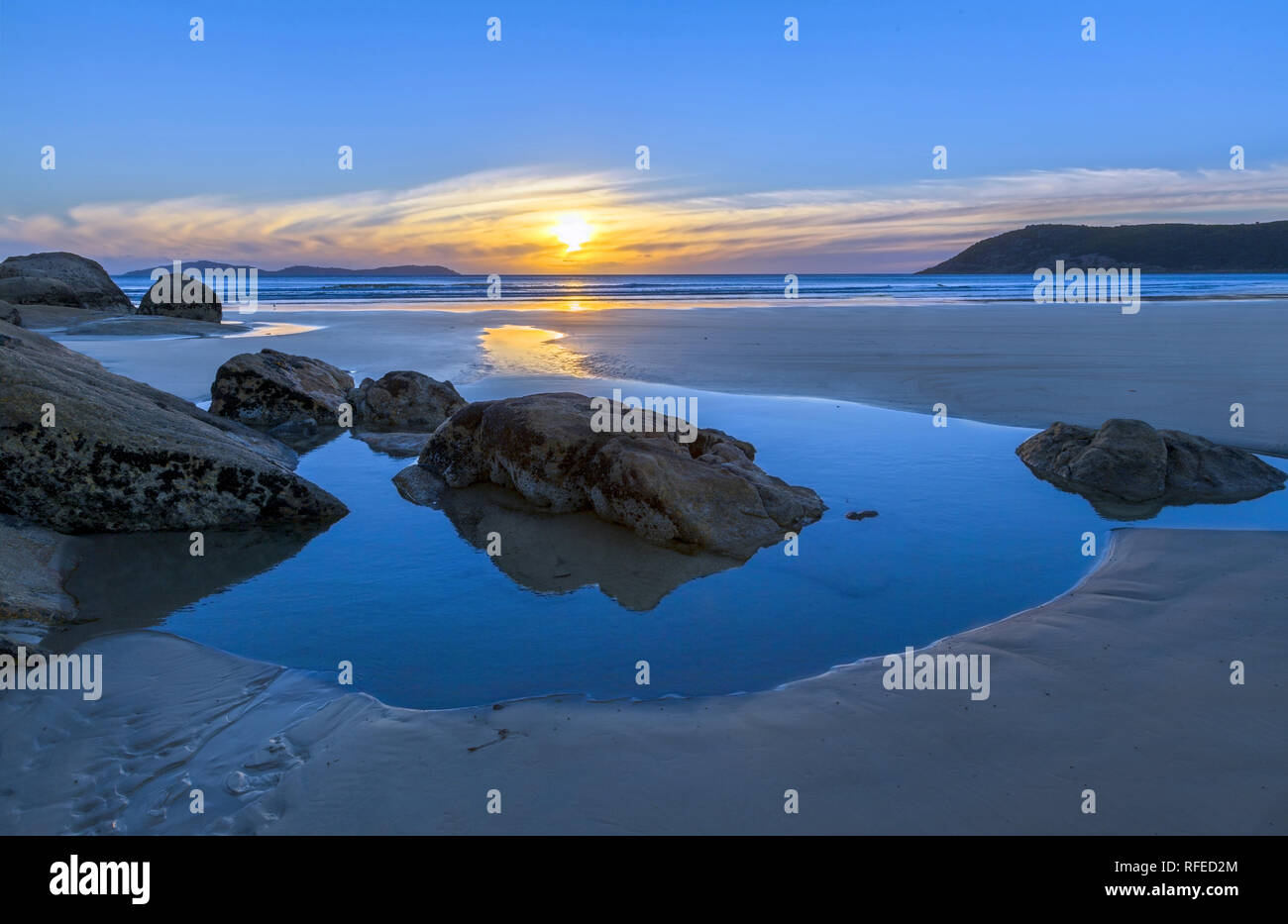 Beach views, Wilsons Promontory National Park, Victoria, Australia ...