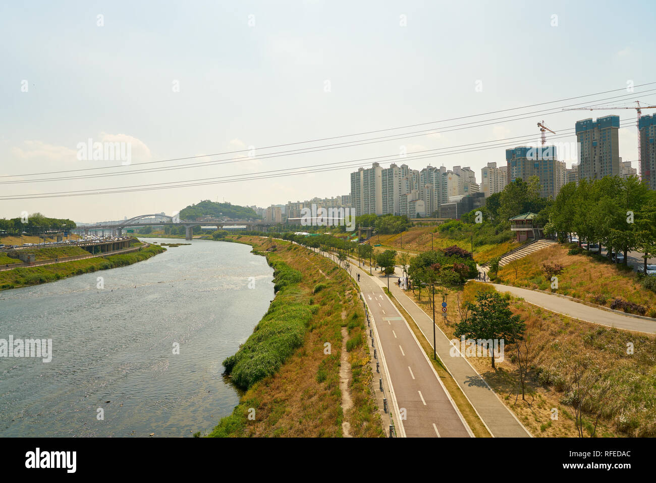 SEOUL, SOUTH KOREA - CIRCA JUNE, 2017: Seoul urban landscape. Seoul ...