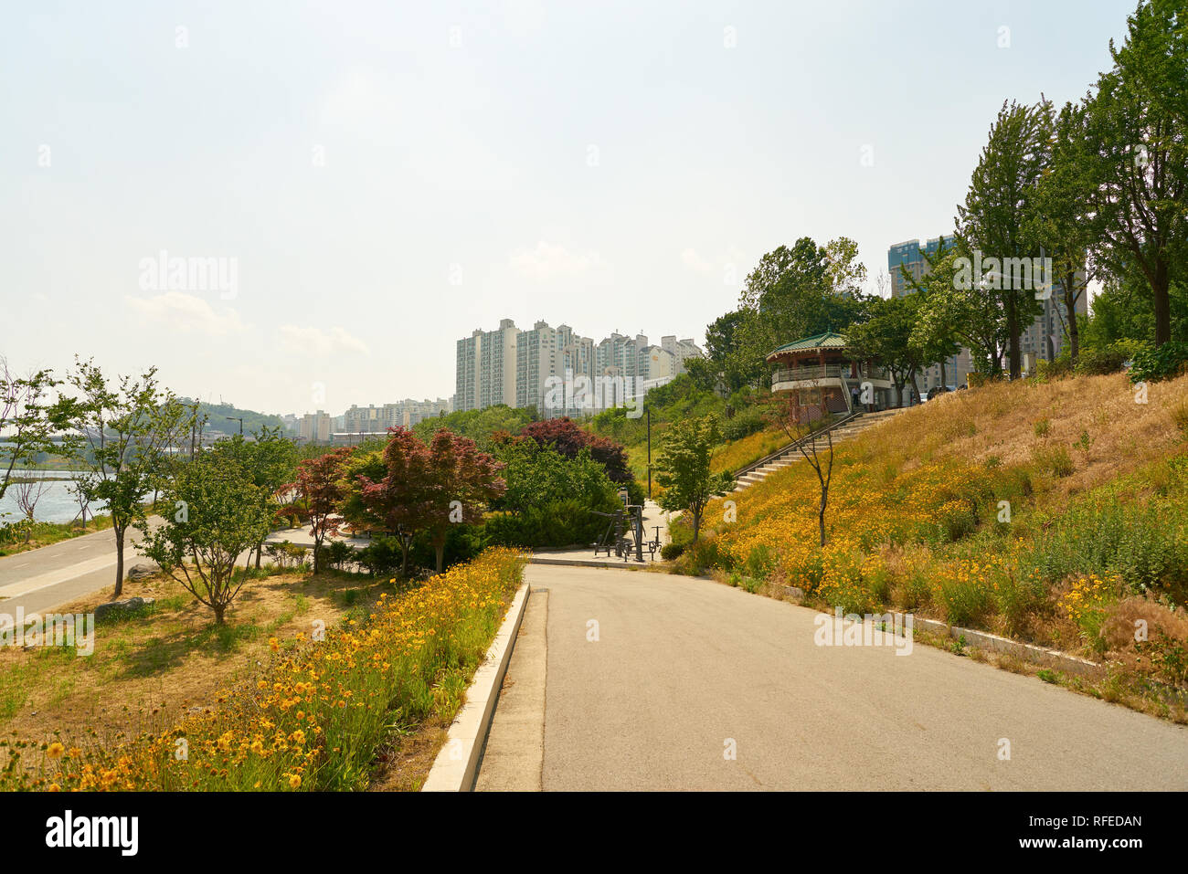 SEOUL, SOUTH KOREA - CIRCA JUNE, 2017: Seoul urban landscape. Seoul ...