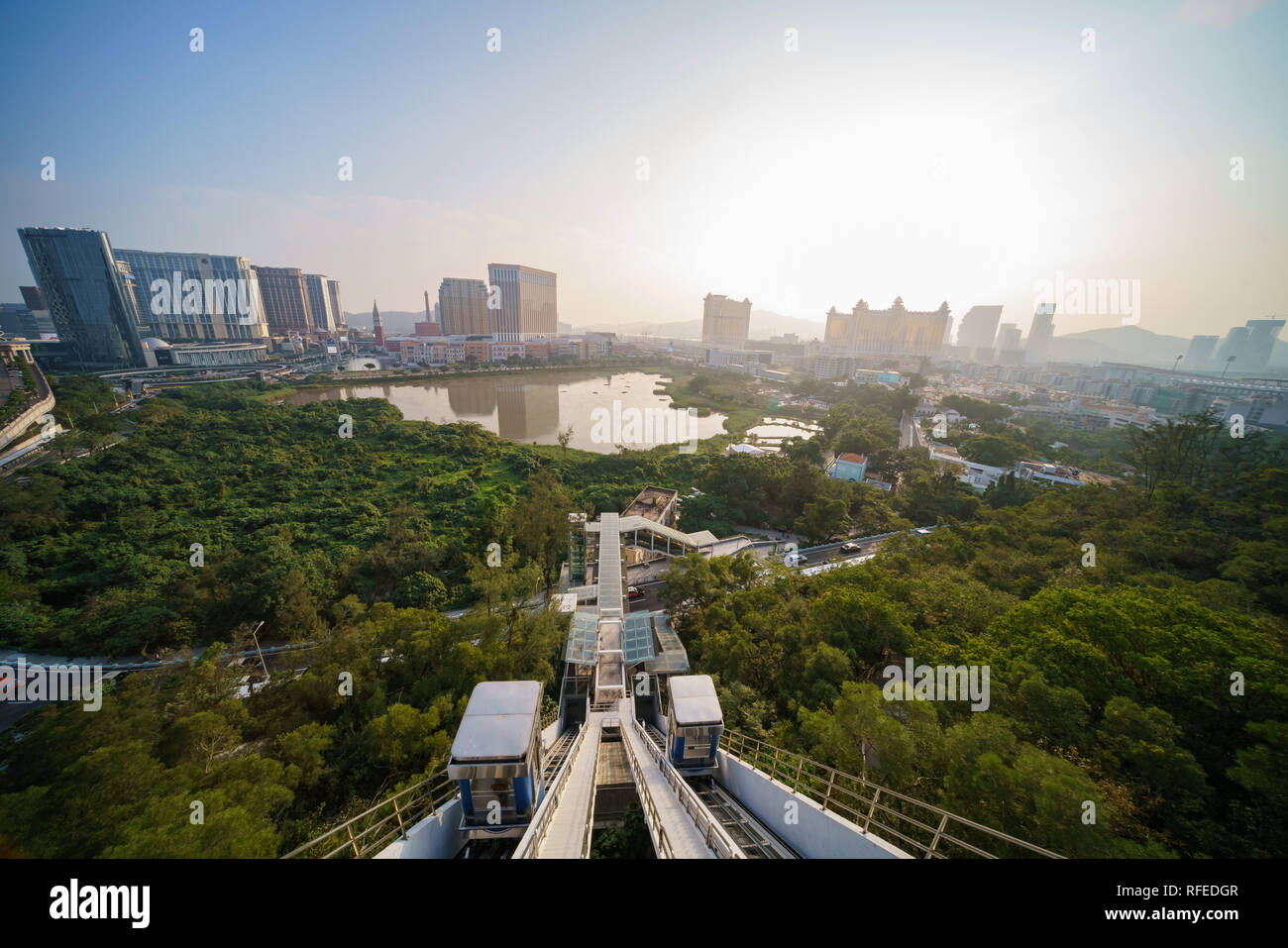 Aerial view of the Venetian Macao from the Grande Hill Stock Photo - Alamy