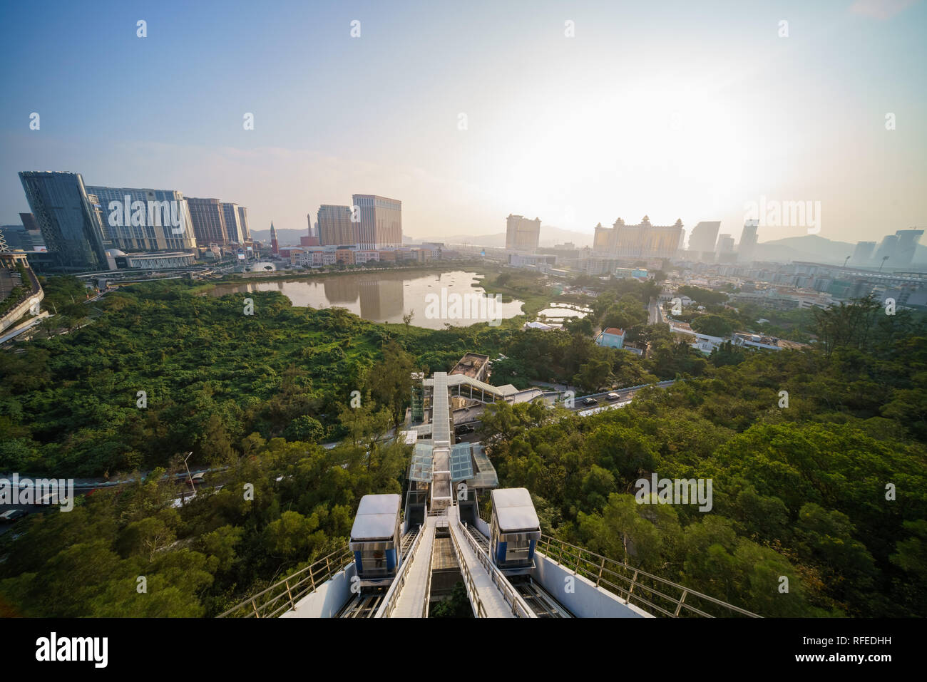 Aerial view of the Venetian Macao from the Grande Hill Stock Photo - Alamy