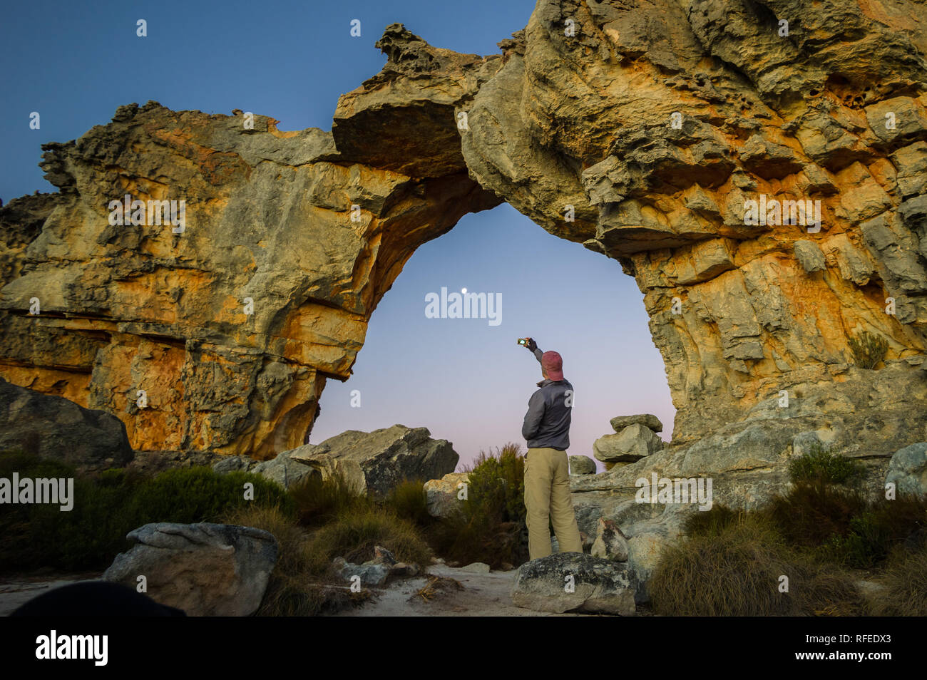 Wolfberg Mountain in the Cederberg Wilderness Area is home to a hiking ...