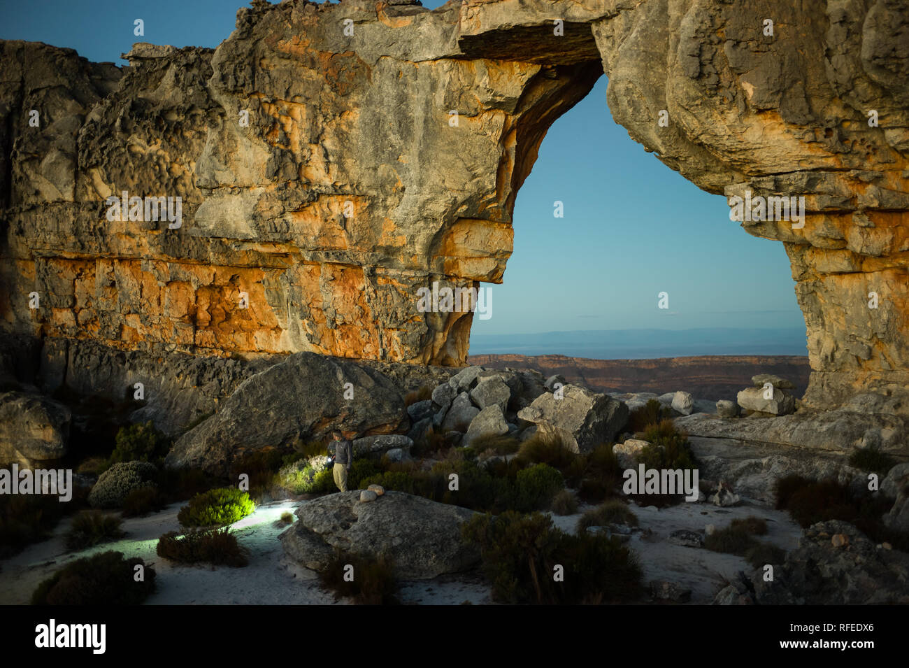 Wolfberg Mountain in the Cederberg Wilderness Area is home to a hiking ...