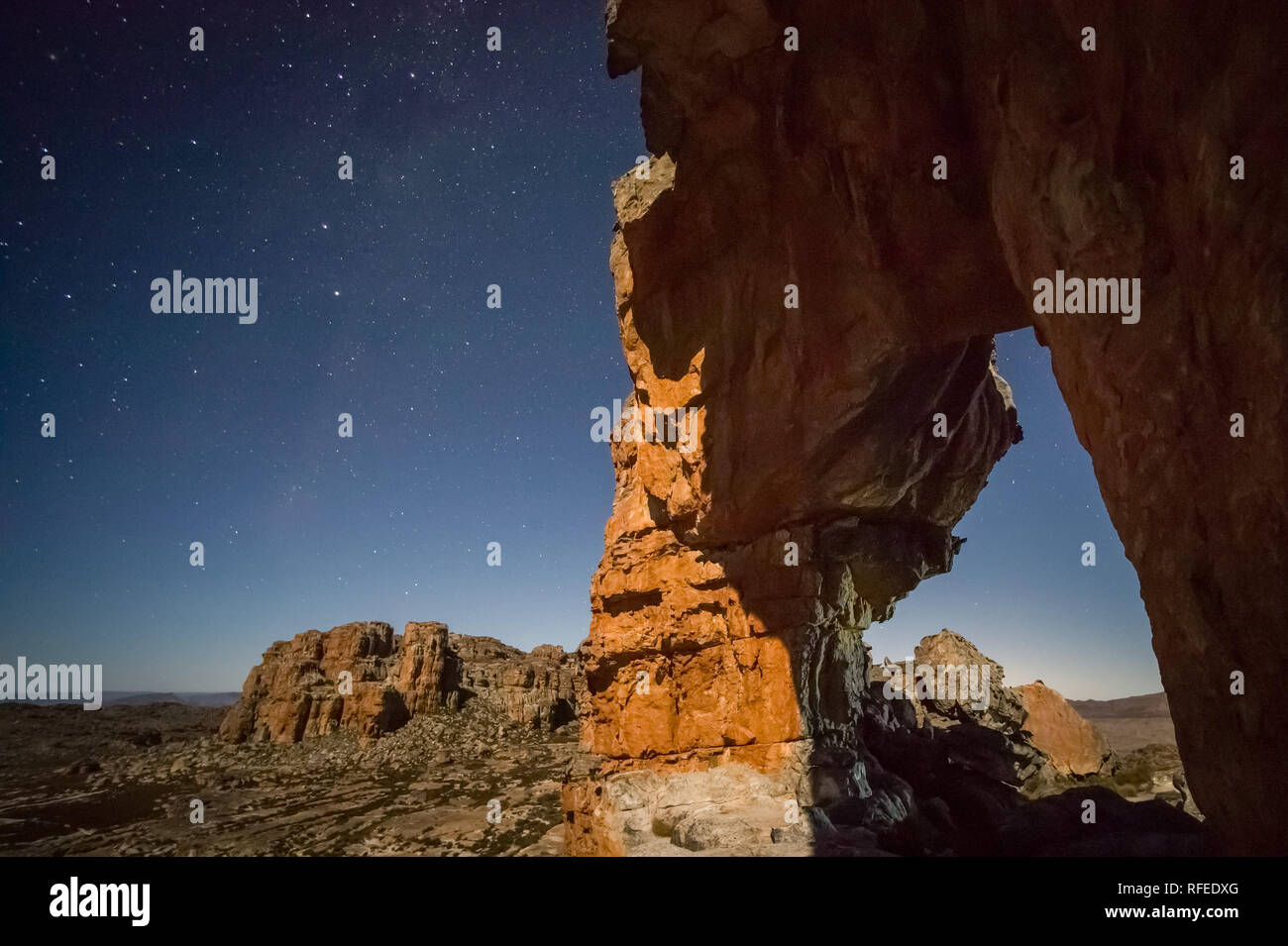 Wolfberg Mountain in the Cederberg Wilderness Area is home to a hiking ...