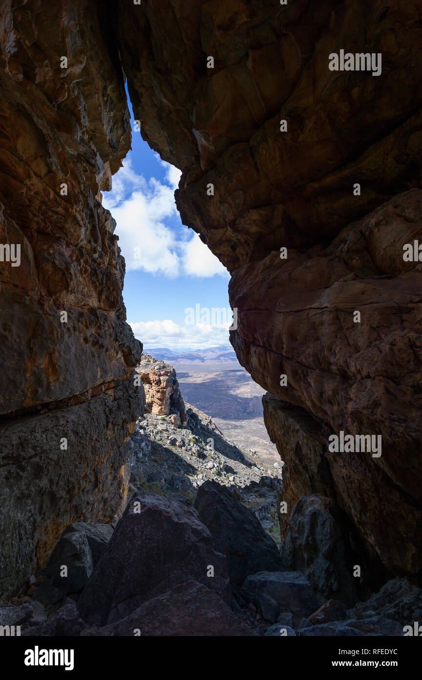 Wolfberg Mountain in the Cederberg Wilderness Area is home to a hiking ...