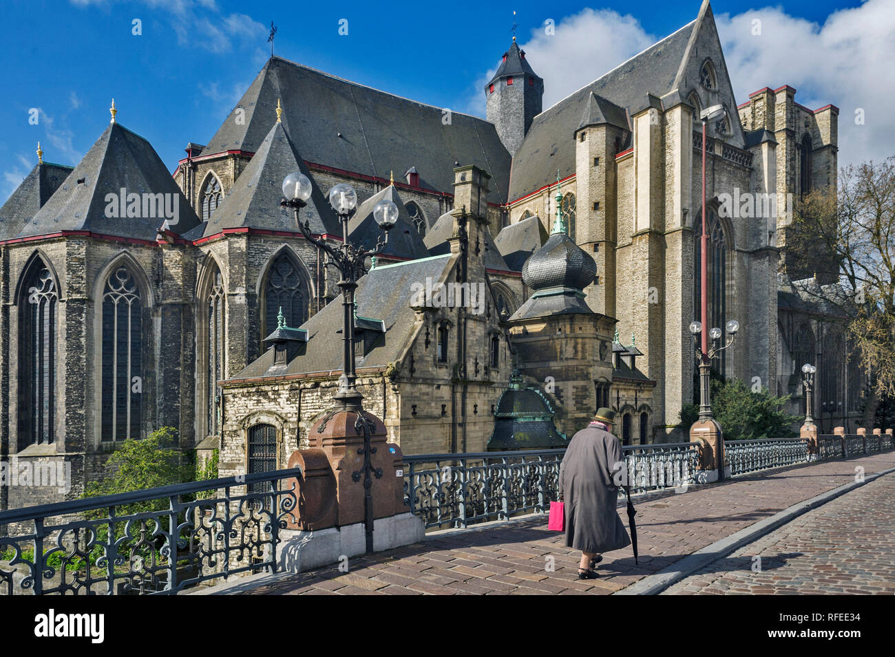 Saint Michael's Church, Ghent, Belgium Stock Photo - Alamy