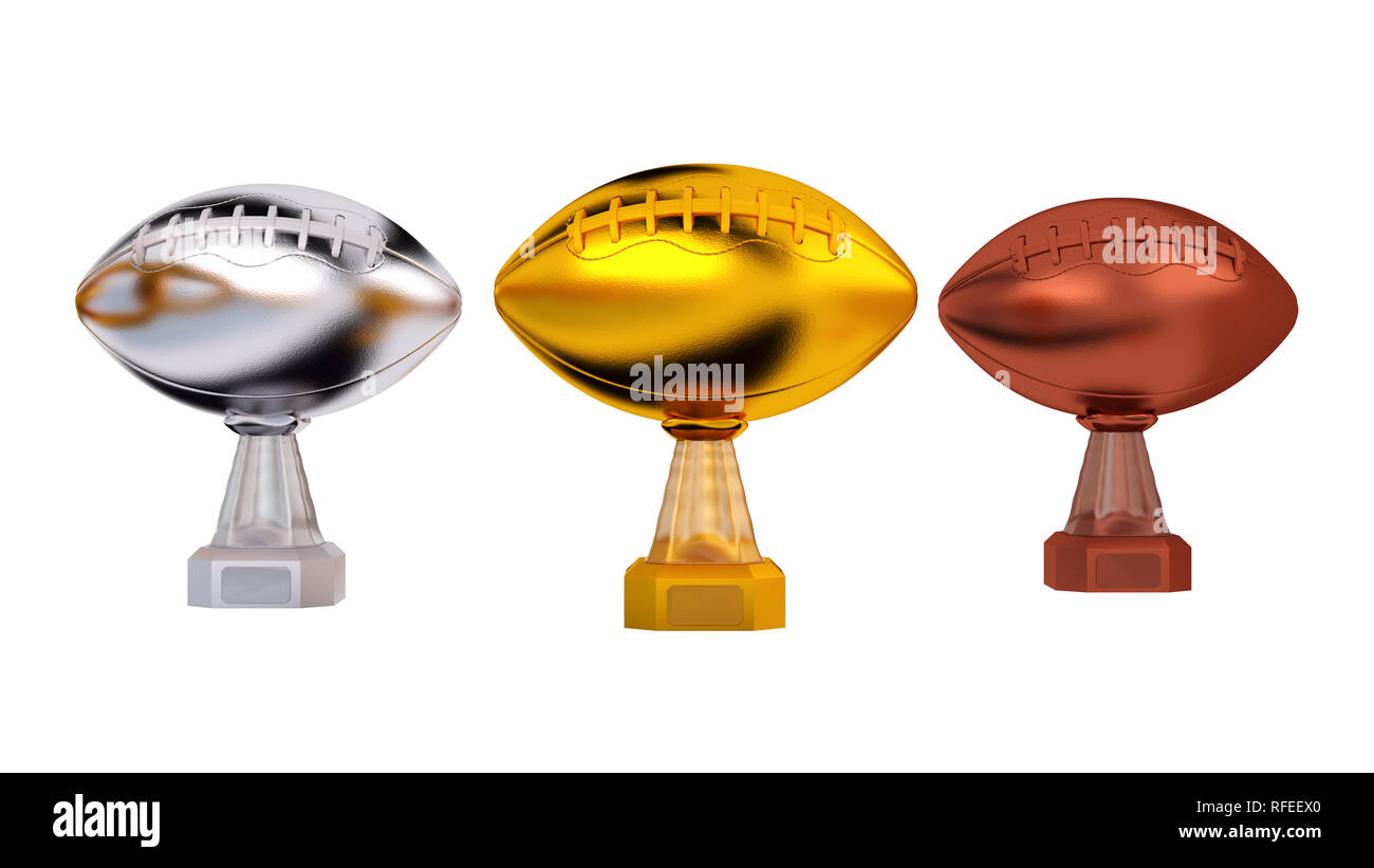 Bronze trophy football ball on hi-res stock photography and images - Alamy