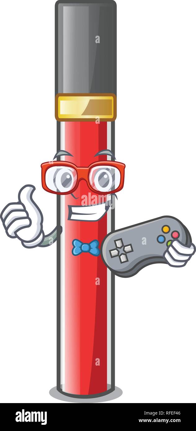 Gamer lip gloss in dompeet mekaup cartoons Stock Vector Image & Art - Alamy