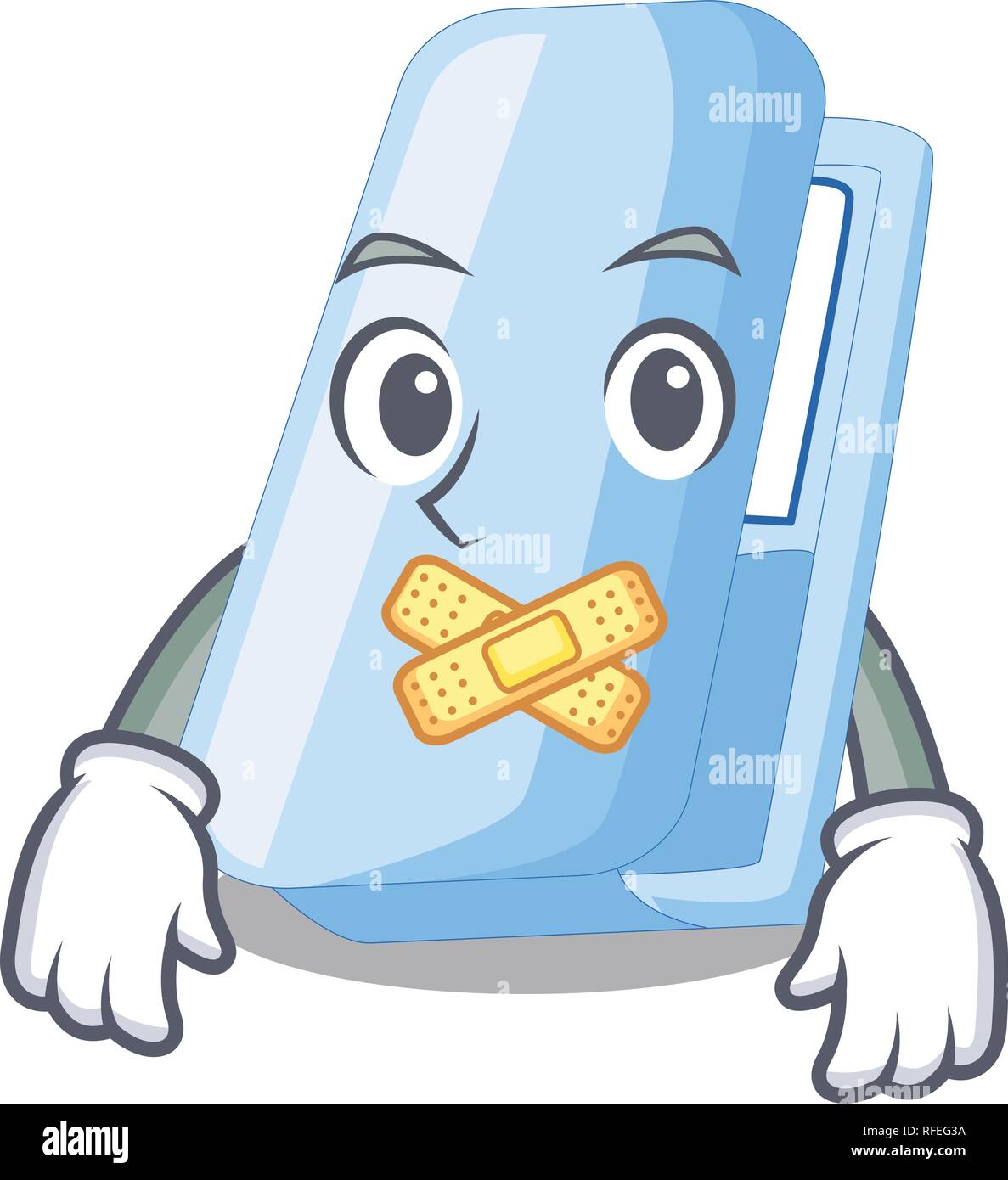 Silent stapler in a the cartoon wallet Stock Vector Image & Art - Alamy