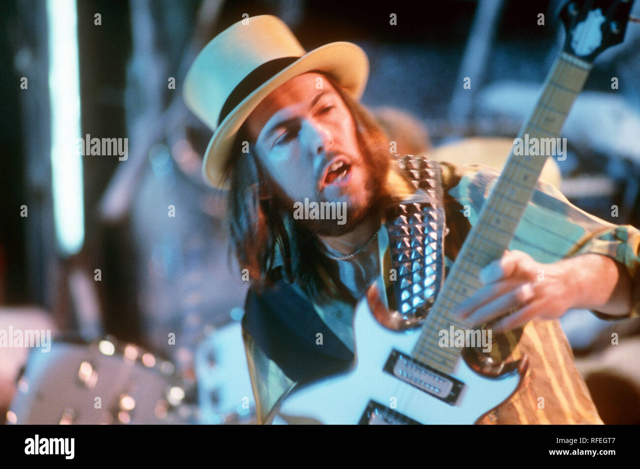 British band Slade in March 1984 in Munich. Dave Hill. | usage ...