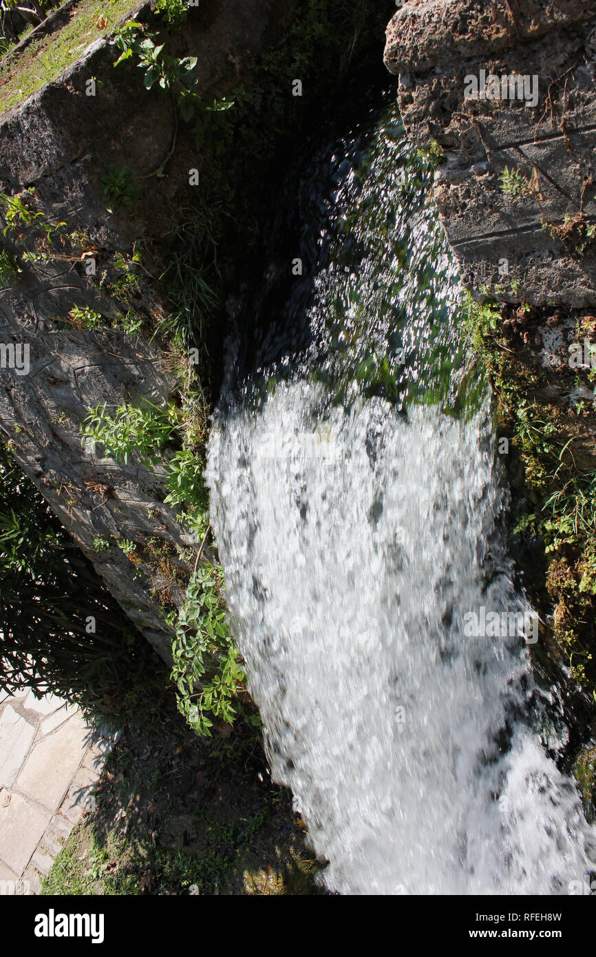 Great waterfalls and waterfall park of Edessa Greece Stock Photo - Alamy