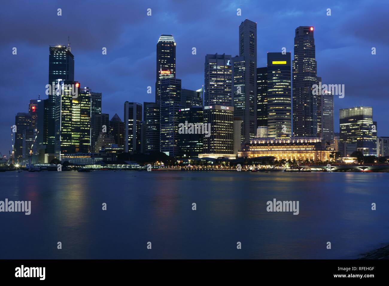 SGP, Singapore: City Skyline. | Stock Photo - Alamy