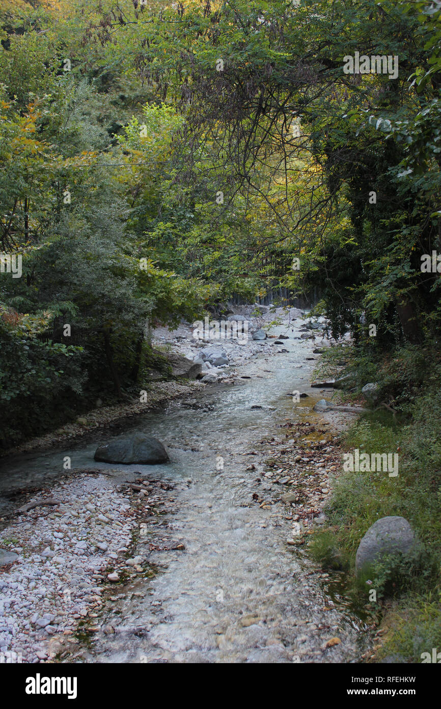 River and Springs in Pozar Thermal Baths Aridaia Greece Stock Photo - Alamy