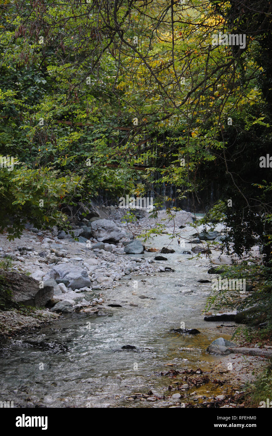 River and Springs in Pozar Thermal Baths Aridaia Greece Stock Photo - Alamy