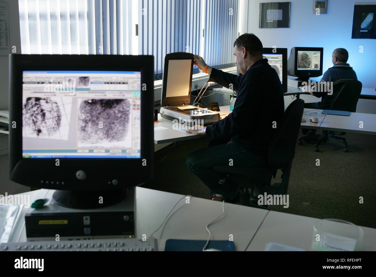 Biometric identification methods hi-res stock photography and images ...