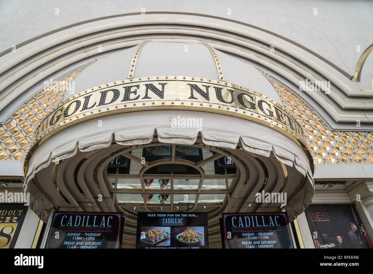 Golden nugget sign vintage hi-res stock photography and images - Alamy