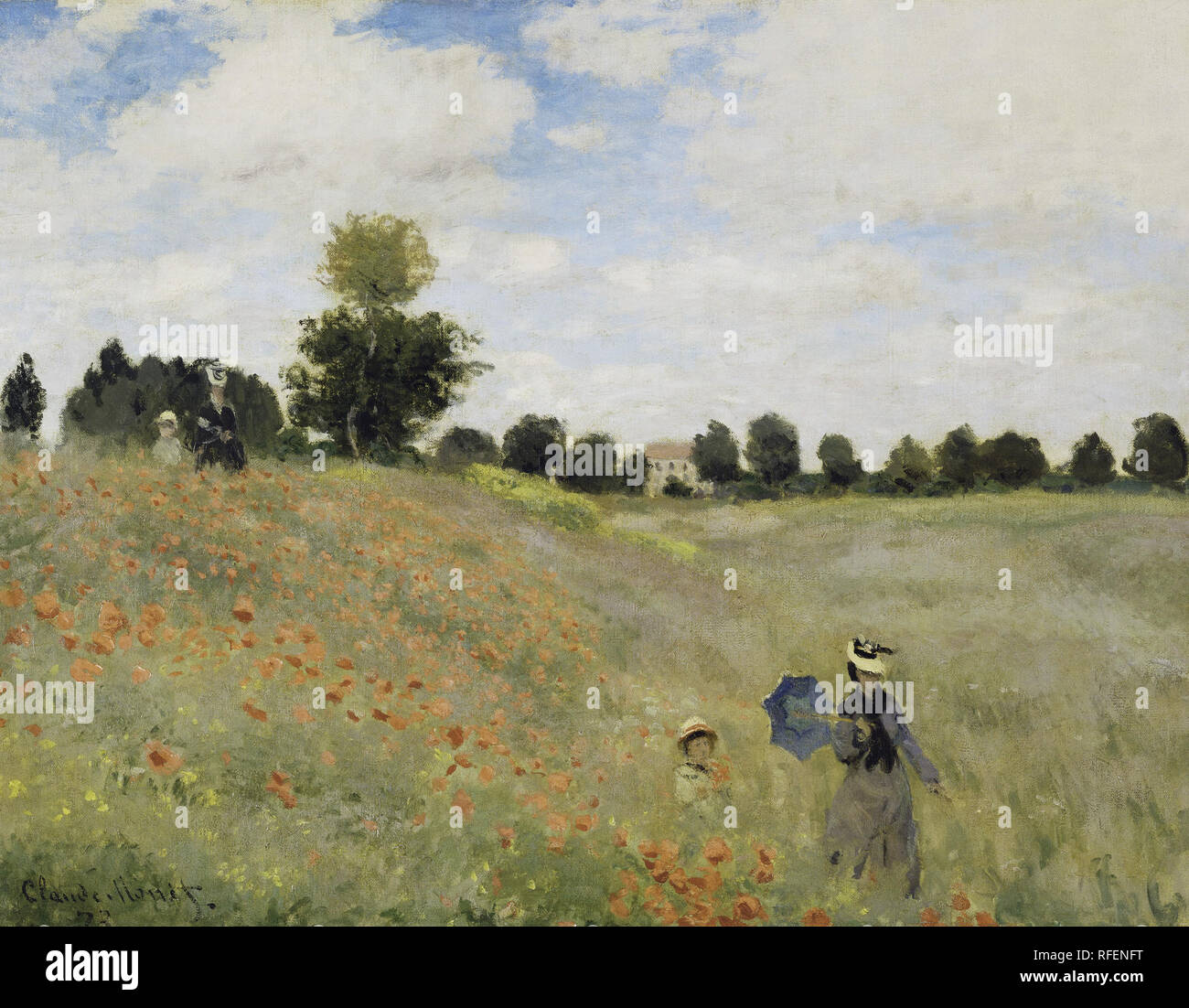 Coquelicots monet hi-res stock photography and images - Alamy