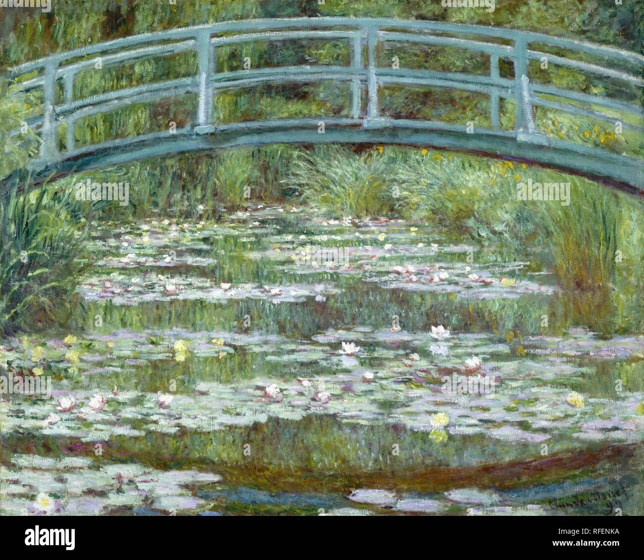 Claude monet japanese footbridge hi-res stock photography and images ...