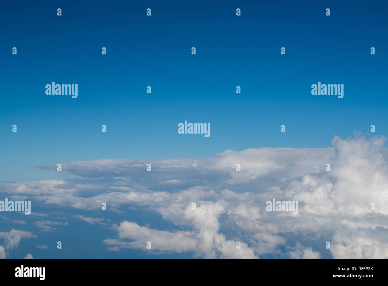 cloud scatter spread on blue sky background Stock Photo - Alamy