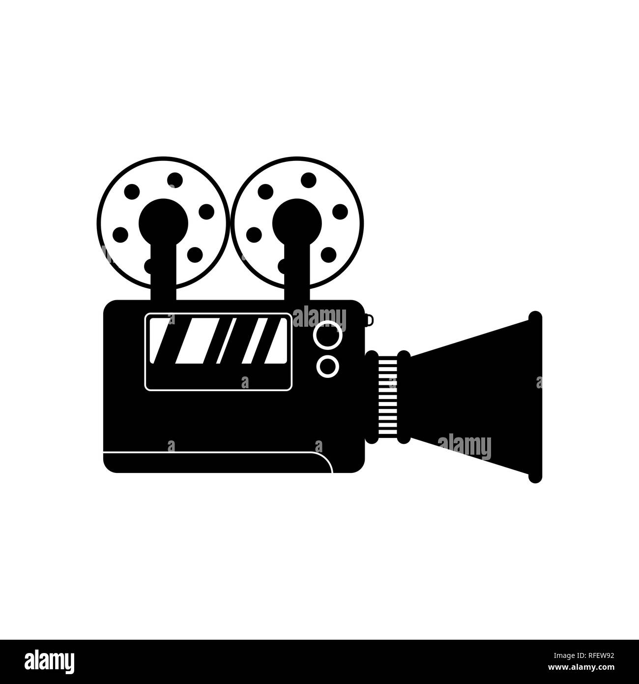 Old home camcorder Stock Vector Images - Alamy