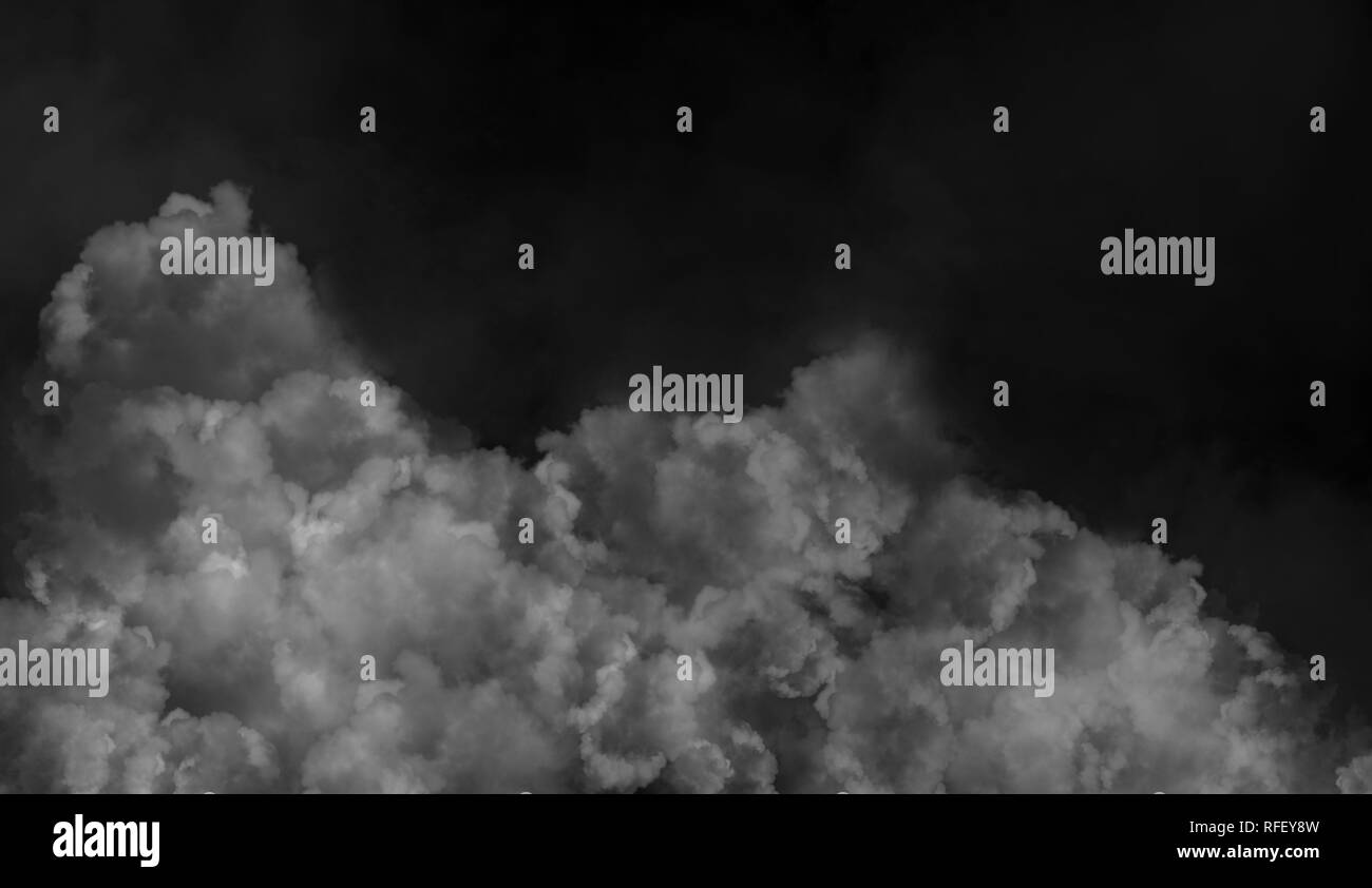 Abstract smoke mist fog on a black background. Texture. Design element ...
