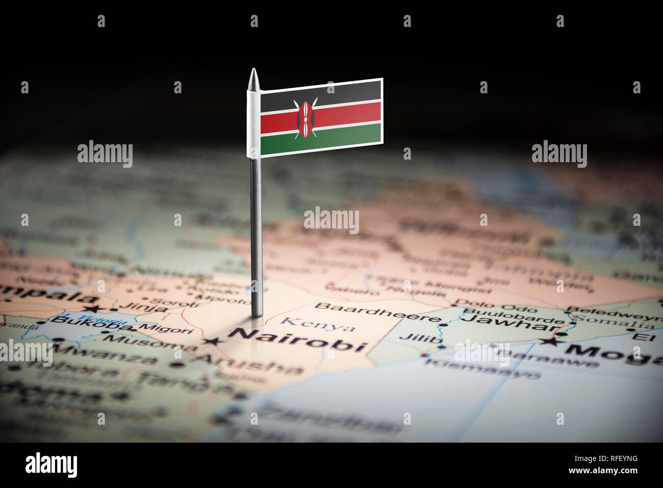 Location of kenya hi-res stock photography and images - Alamy