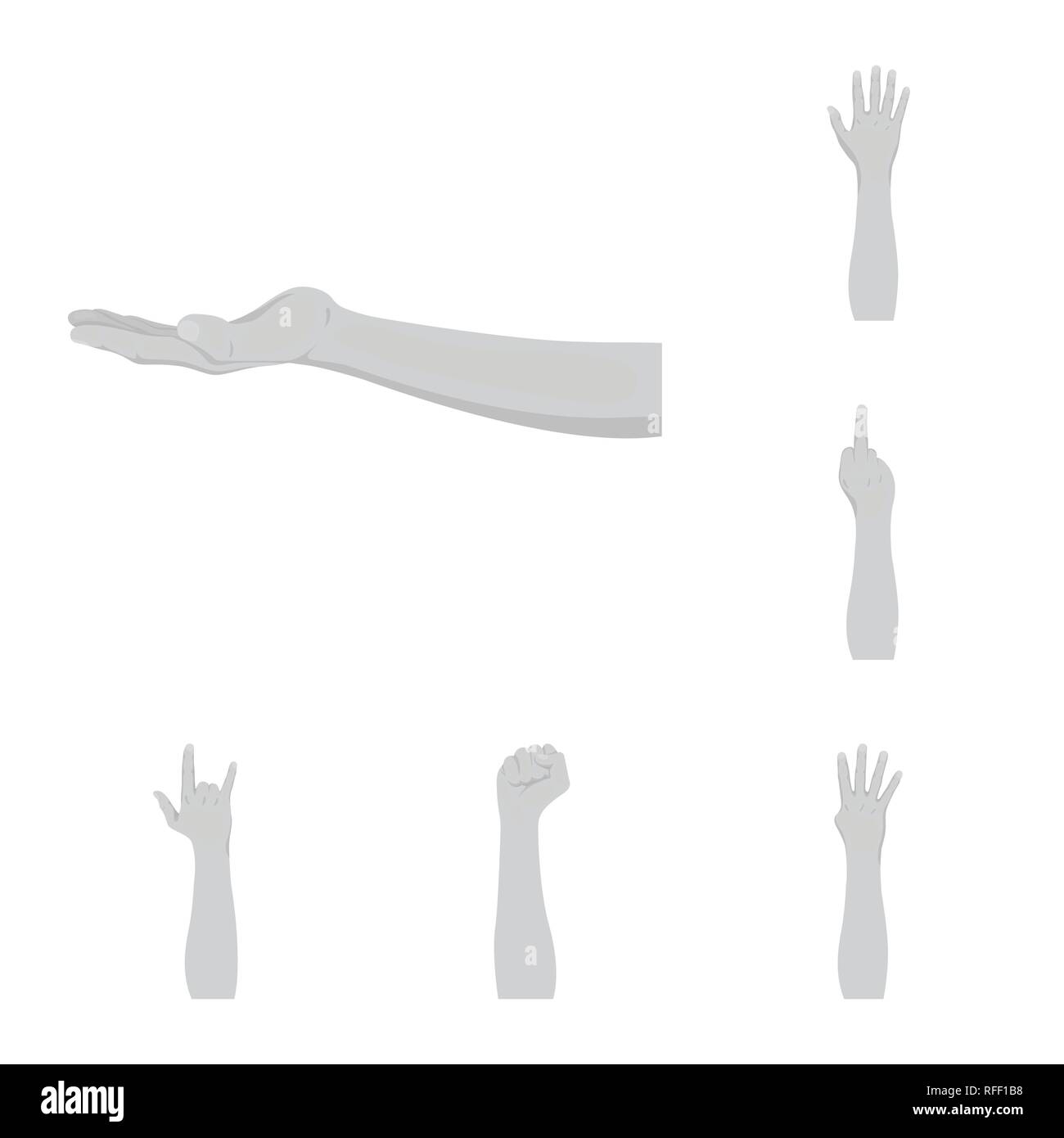 Vector design of animated and thumb icon. Collection of animated and ...