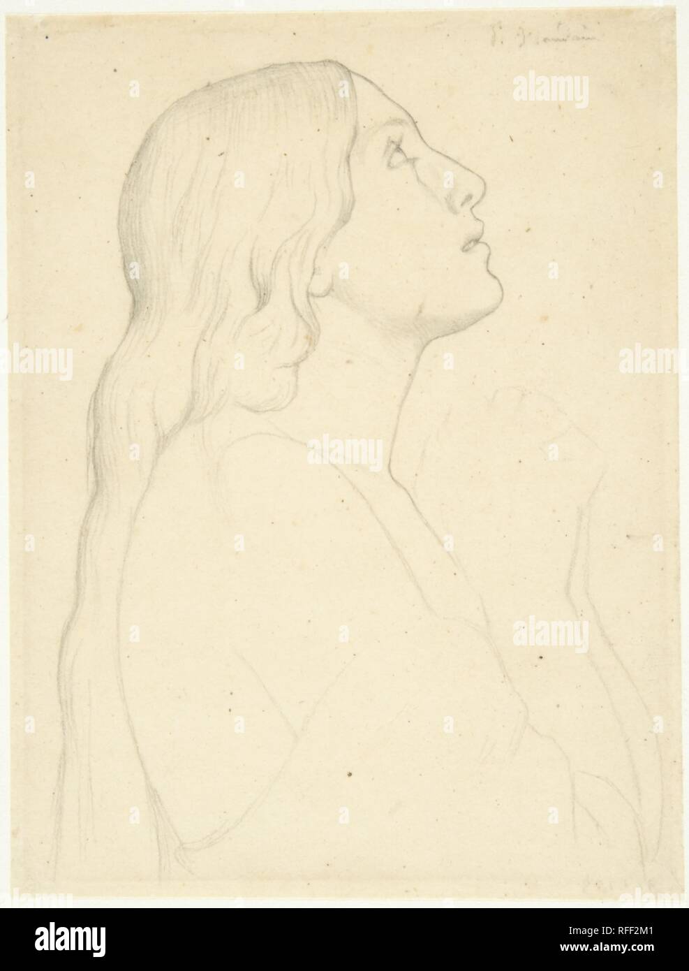 Saint Agatha. Artist: Paul Flandrin (French, Lyons 1811-1902 Paris ...